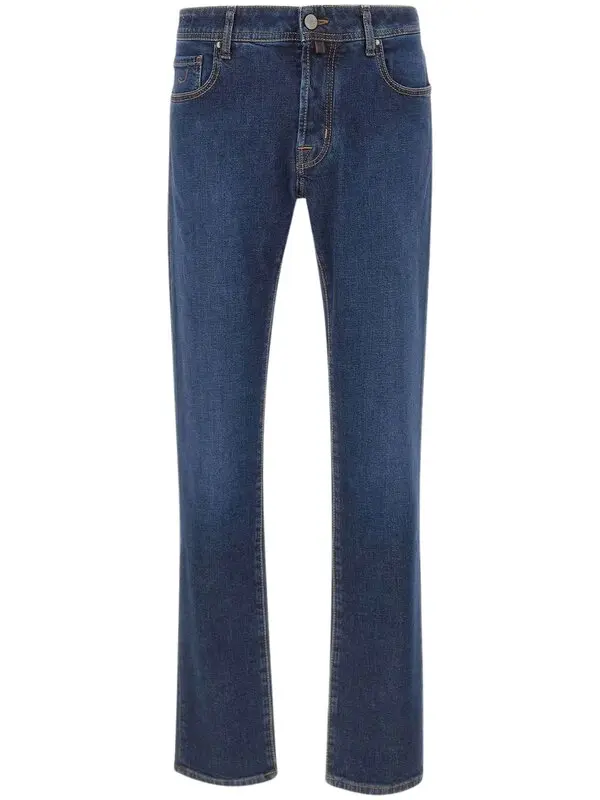 Jacob Cohen Logo Patch Slim-fit Jeans
