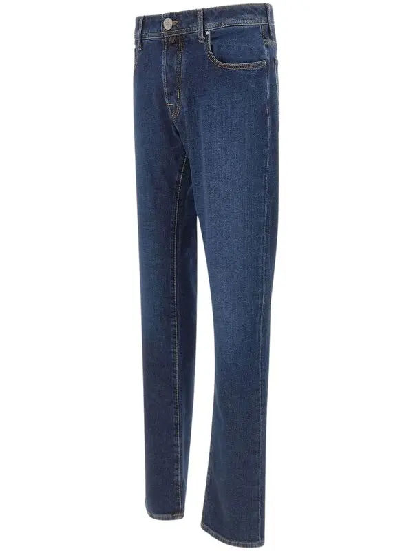 Jacob Cohen Logo Patch Slim-fit Jeans