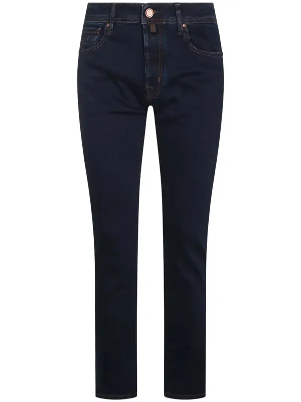 Jacob Cohen Logo-patch Slim-fit Jeans