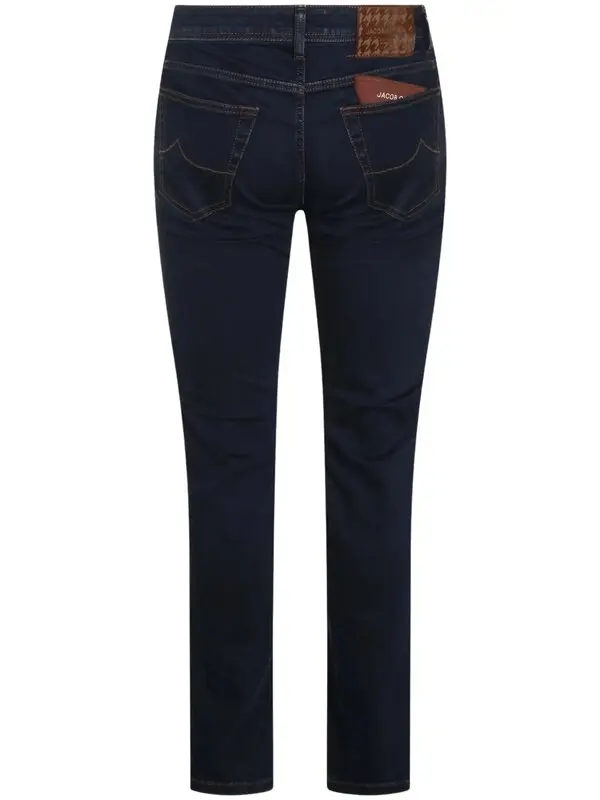 Jacob Cohen Logo-patch Slim-fit Jeans