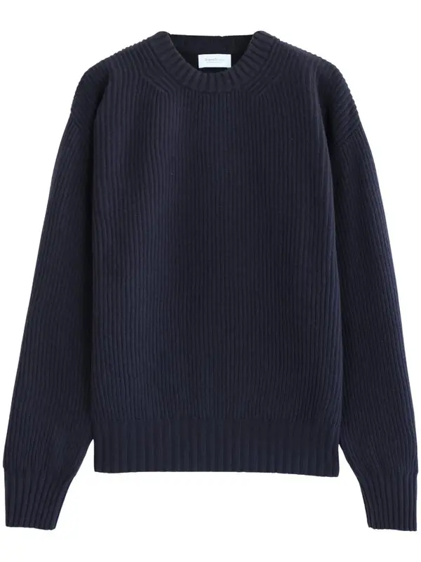 DIANA STUDIO Crew-neck Sweater In Pure English Rib Wool