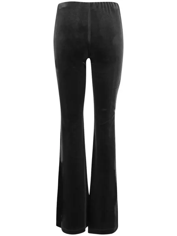 FIT Velvet-effect Flared Trousers