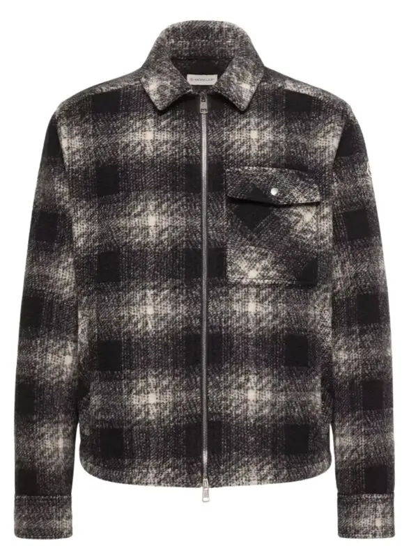 Moncler Zip-up Overshirt - Grey