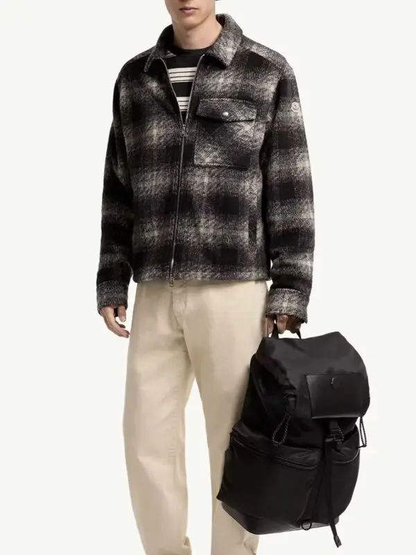 Moncler Zip-up Overshirt - Grey