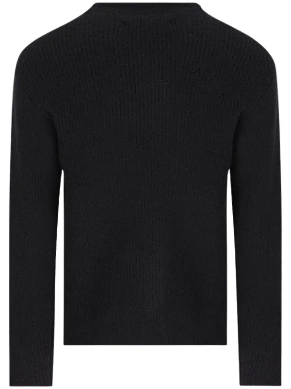MASSIMO OSTI STUDIO Textured Crew Knitted Sweater