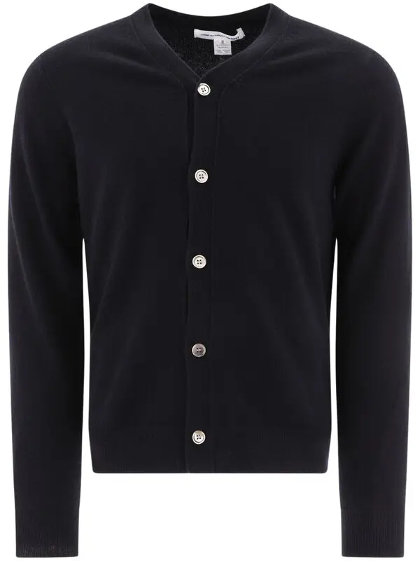 Comme Des Garçons V-neck Long-sleeved Cardigan Comme Des Gar