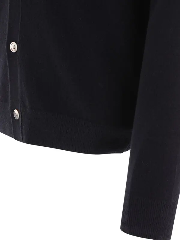 Comme Des Garçons V-neck Long-sleeved Cardigan Comme Des Gar