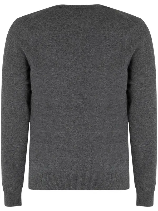 Comme Des Garçons V-neck Wool Sweater