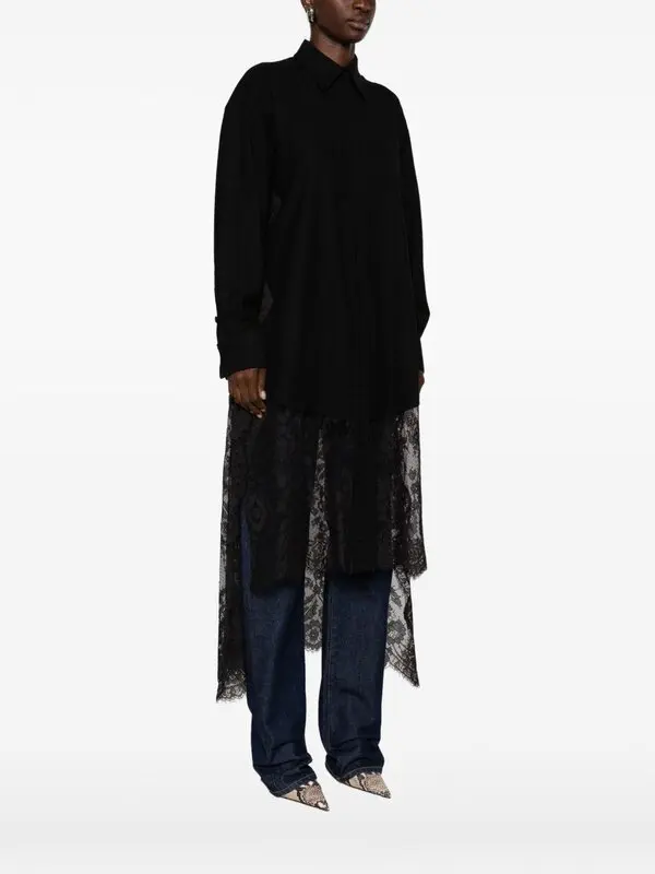 Zimmermann Valiant Lace Wool Shirt