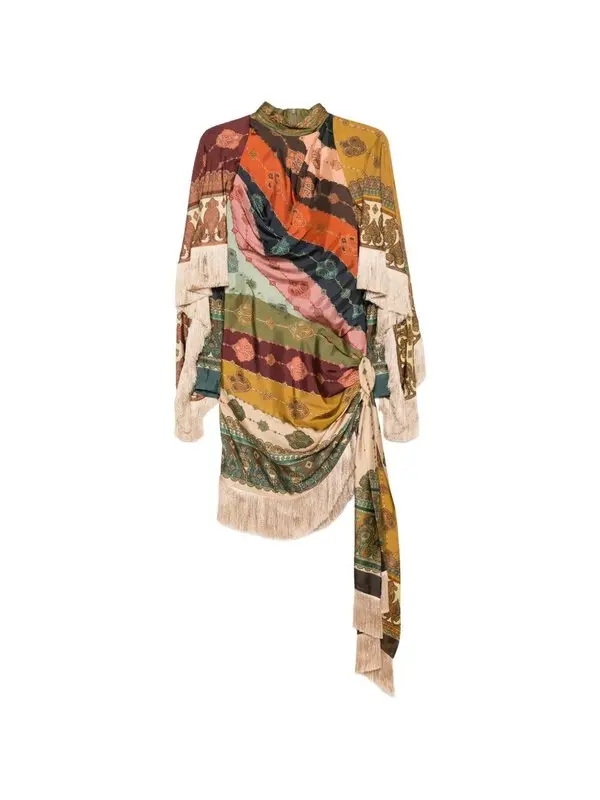 Zimmermann Valiant Silk Mini Dress - Multi