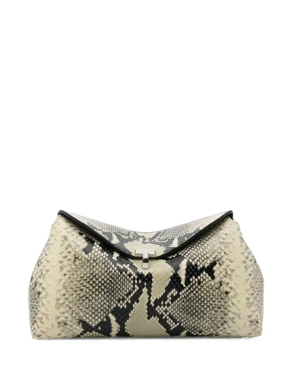 TOTEME T-lock Leather Clutch