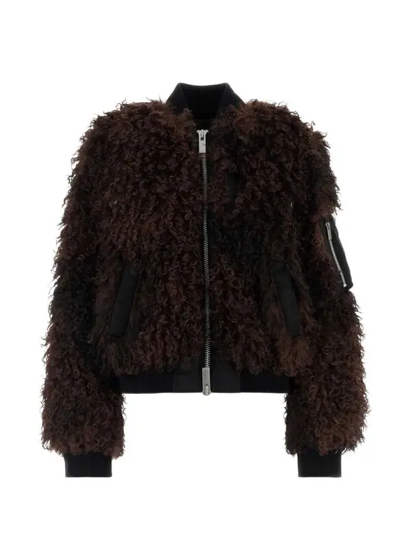Sacai Faux-fur Bomber Jacket