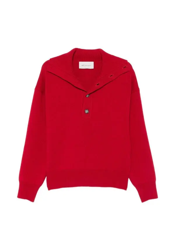 AMI Paris Wool Turtle-neck Sweater