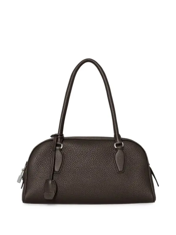 THE ROW India Small Leather Shoulder Bag - Brown