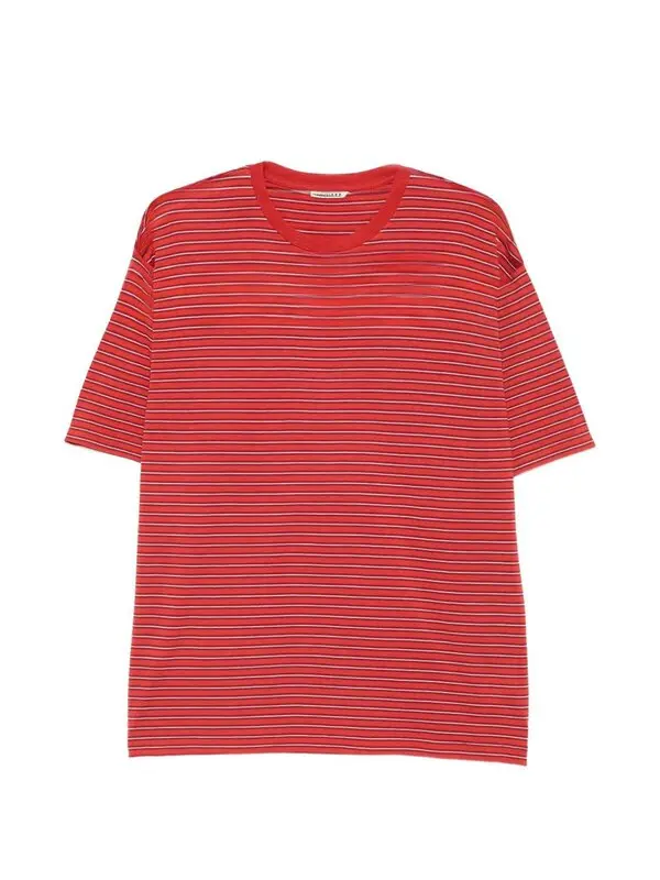 Auralee Wool Striped T-shirt
