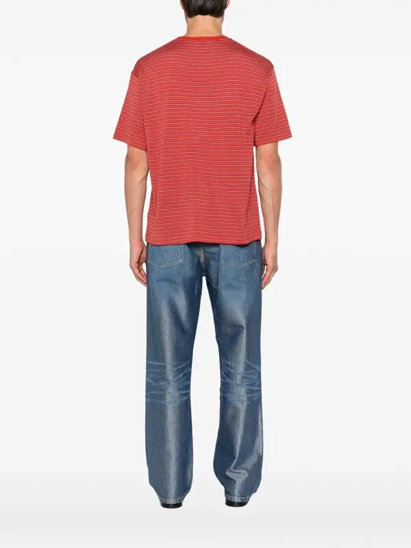 Auralee Wool Striped T-shirt