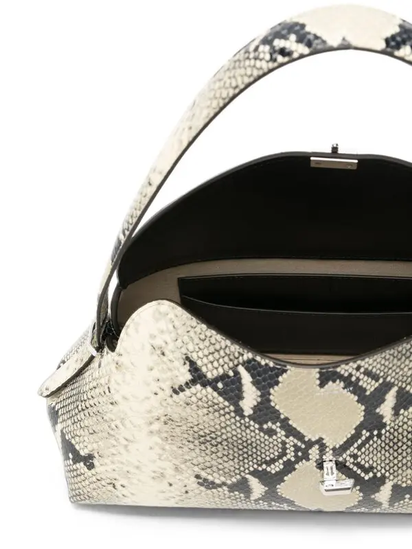 TOTEME T-lock Leather Shoulder Bag