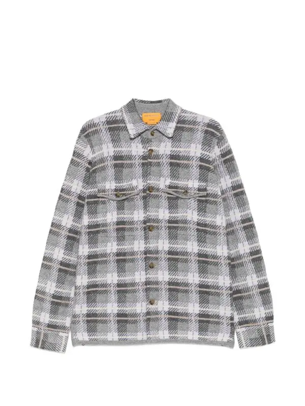 Guest In Residence Cashmere Checked Shirt