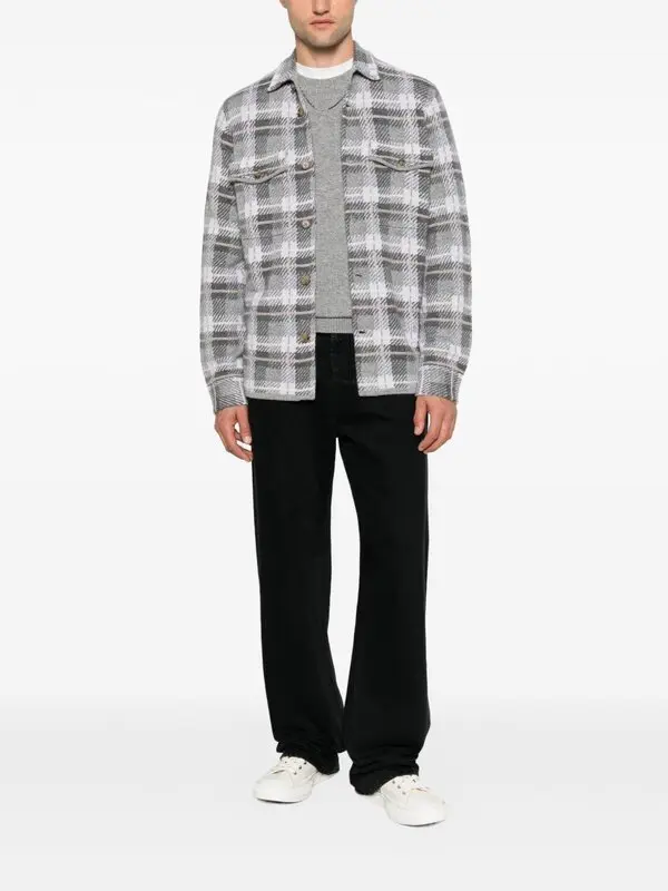 Guest In Residence Cashmere Checked Shirt