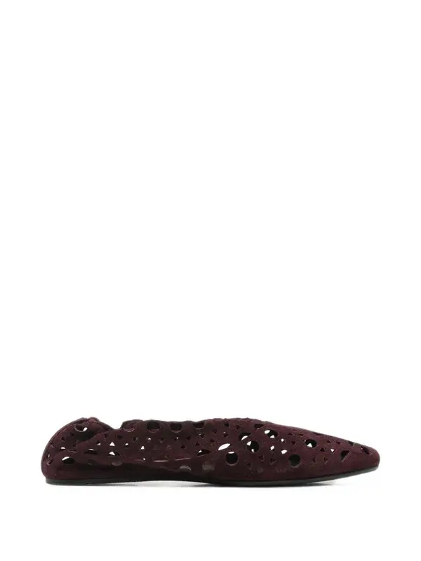Alaïa Neo Vienne Slippers - Red