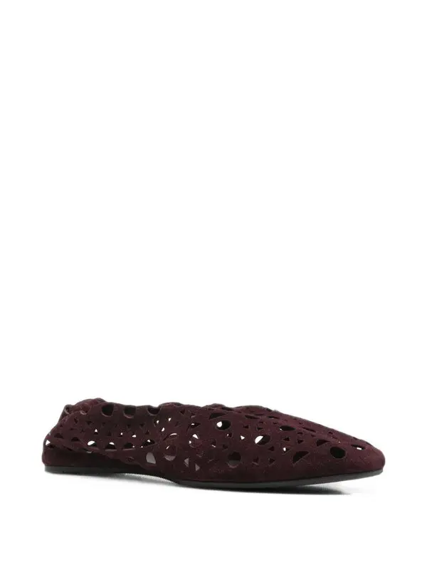 Alaïa Neo Vienne Slippers - Red