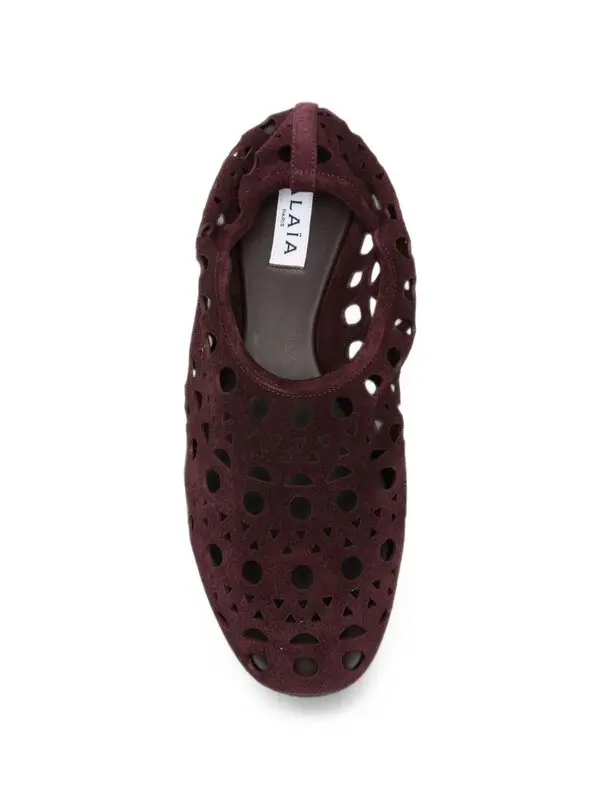 Alaïa Neo Vienne Slippers - Red