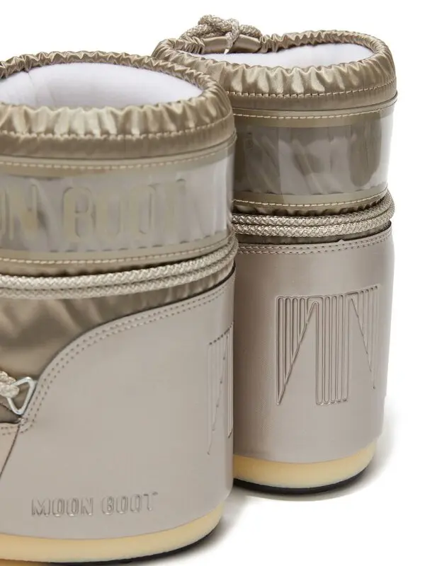 Moon Boot Icon Low Glance Boots - Silver