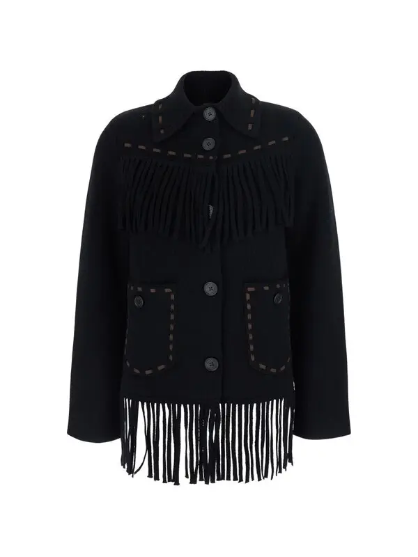 Guest In Residence Cashmere And Wool Western Jacket - Black