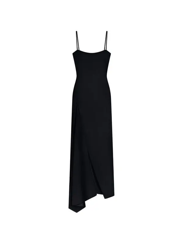 Givenchy Cady Crepe Long Dress - Black
