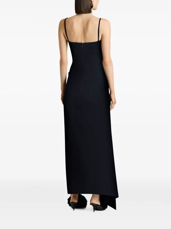 Givenchy Cady Crepe Long Dress - Black