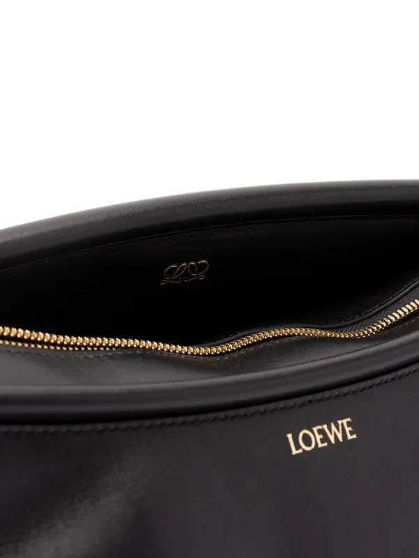 Loewe Whisker Small Leather Shoulder Bag - Black