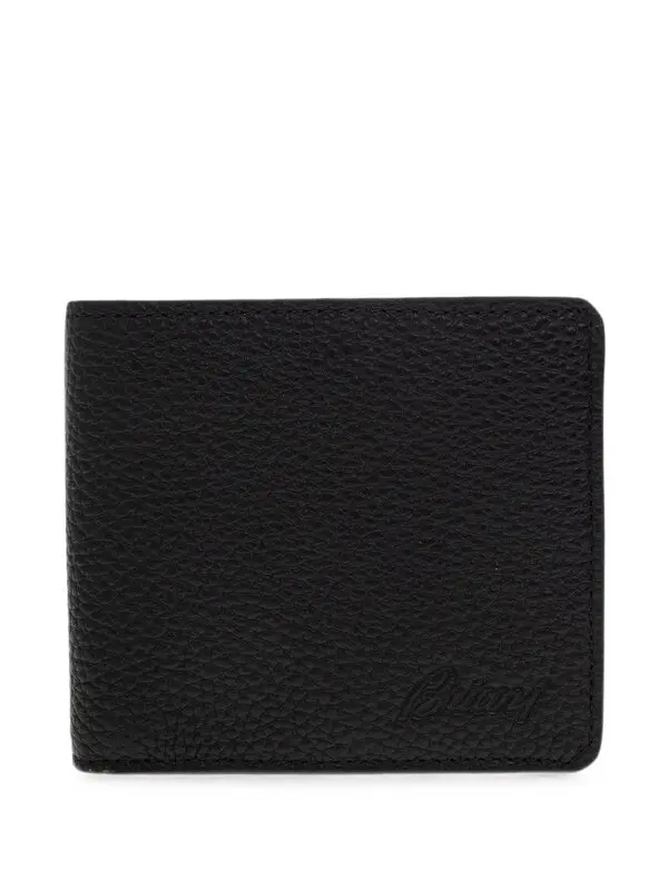 Brioni Leather Classic Wallet - Black