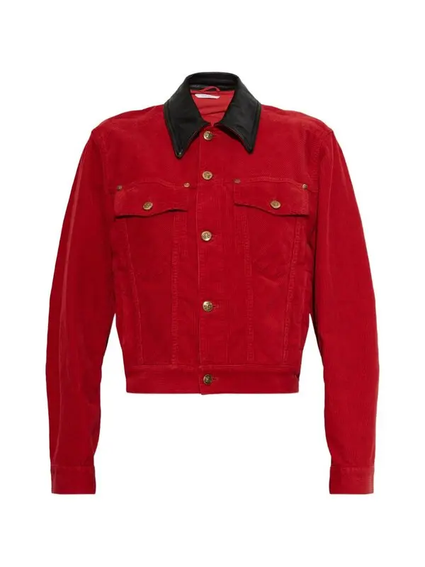 Versace Velvet Denim Jacket