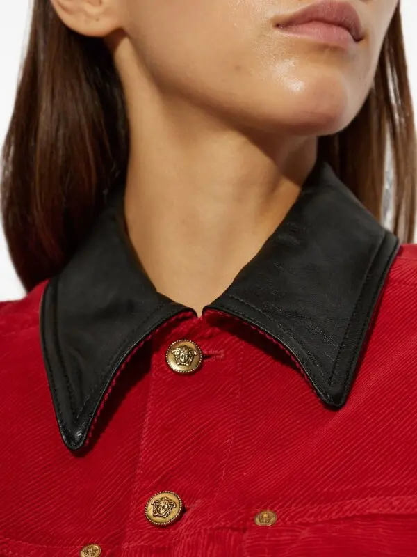 Versace Velvet Denim Jacket