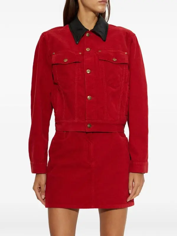 Versace Velvet Denim Jacket