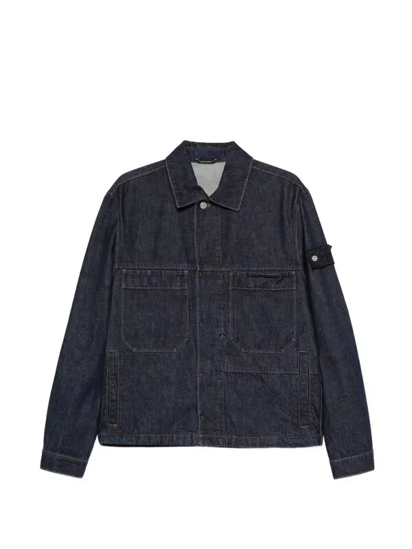 Stone Island Cotton Jacket By - Blue