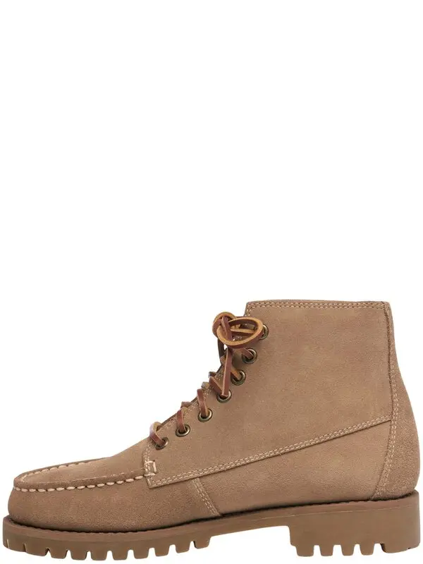 SEBAGO Outdoor Ankle Boots In Suede - Beige