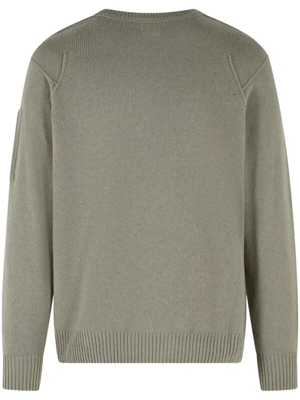 C.P. COMPANY Lens Crewneck Knitted Jumper