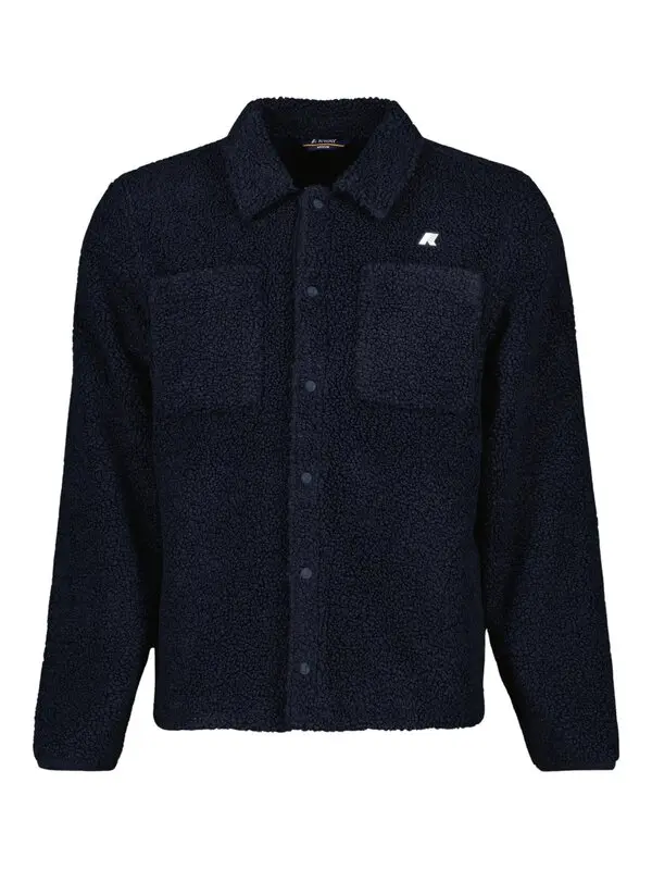 K-WAY Sherpa Button-fastening Shirt Jacket