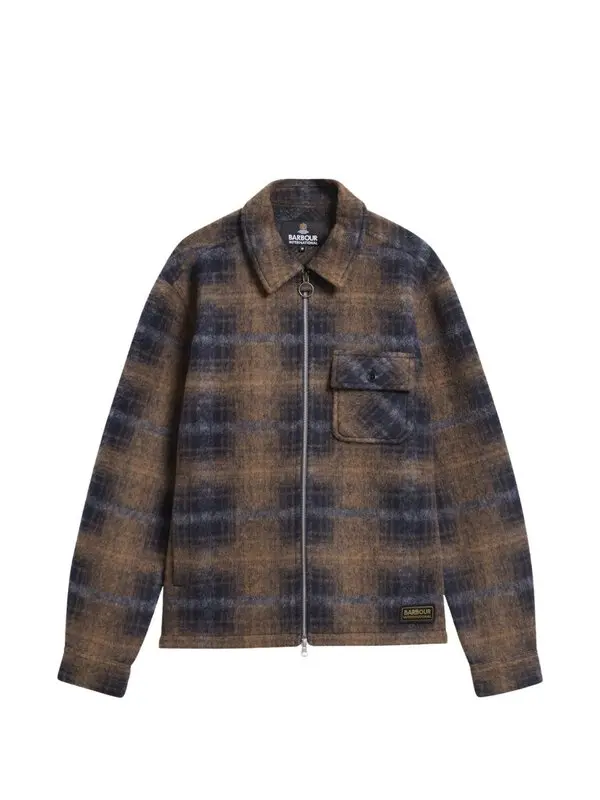 Barbour Check-pattern Zip-up Jacket