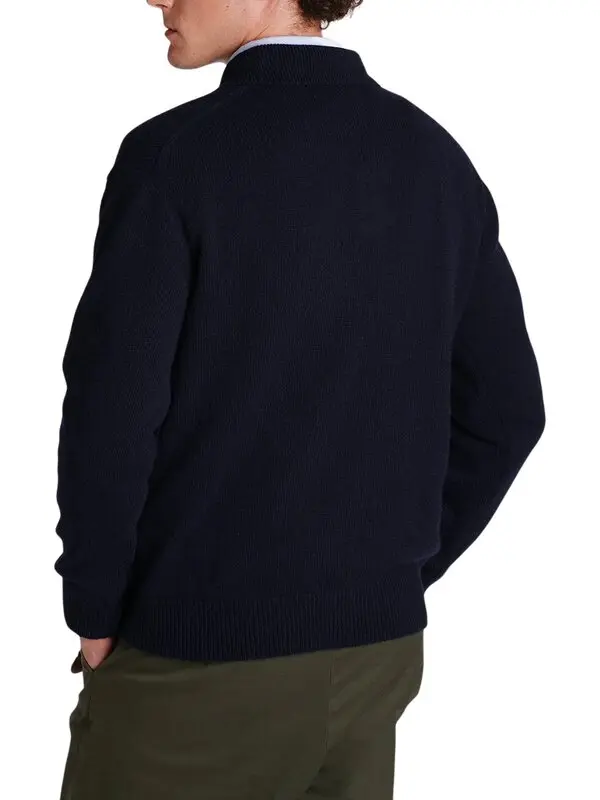 BARACUTA Argyle Polo Neck