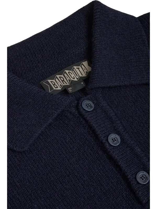 BARACUTA Argyle Polo Neck