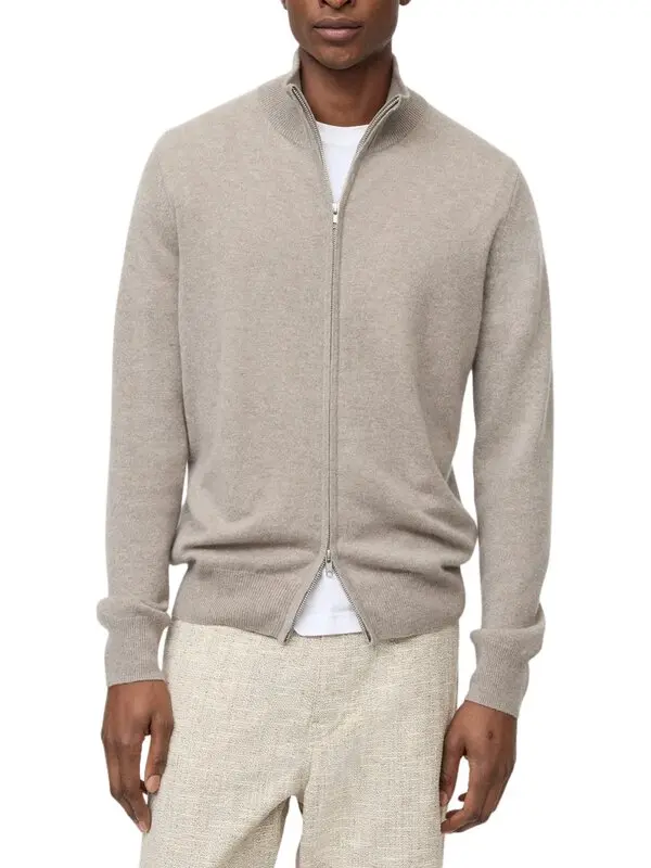 Soft Goat Full Zip Cardigan By
