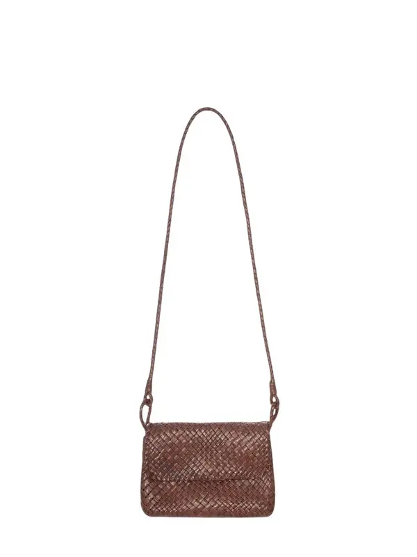 IBELIV Paris Woven Leather Cross Body Bag