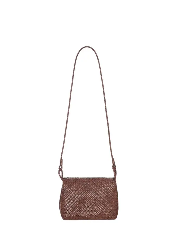 IBELIV Paris Woven Leather Cross Body Bag