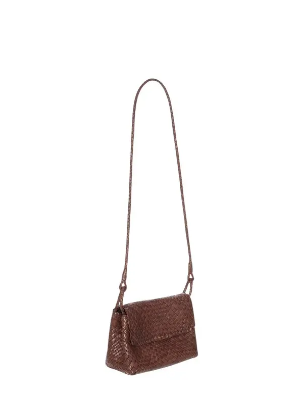 IBELIV Paris Woven Leather Cross Body Bag