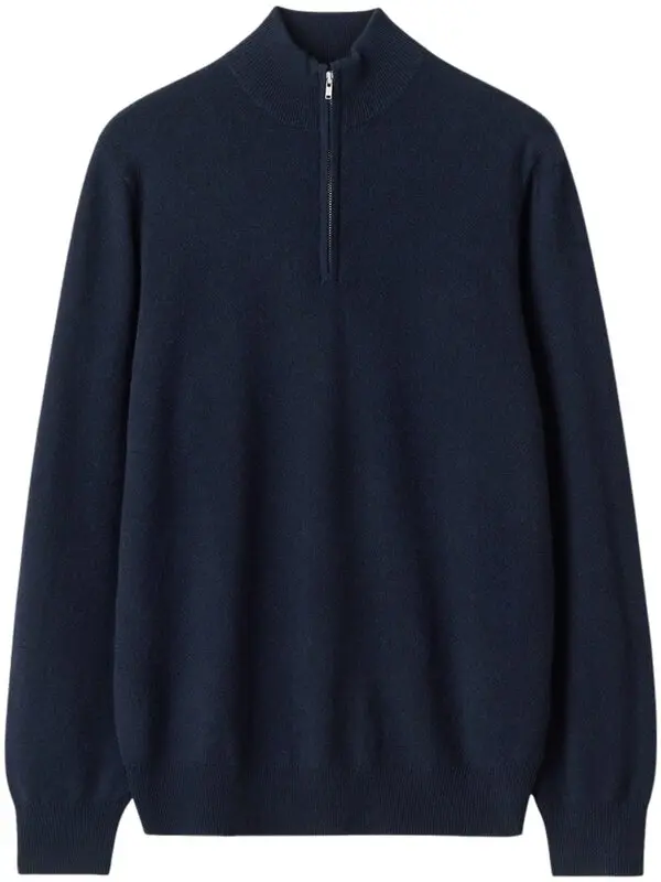 Soft Goat Half Zip