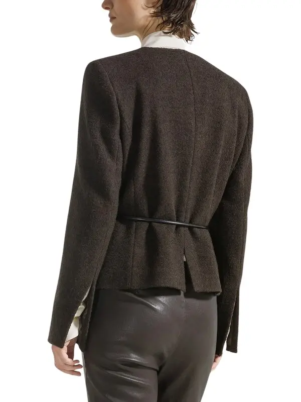 Seventy Wool Blend Jacket With Belt