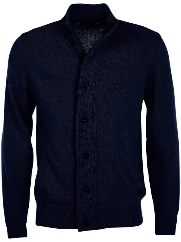 Barbour Wool Zip Through Sweather