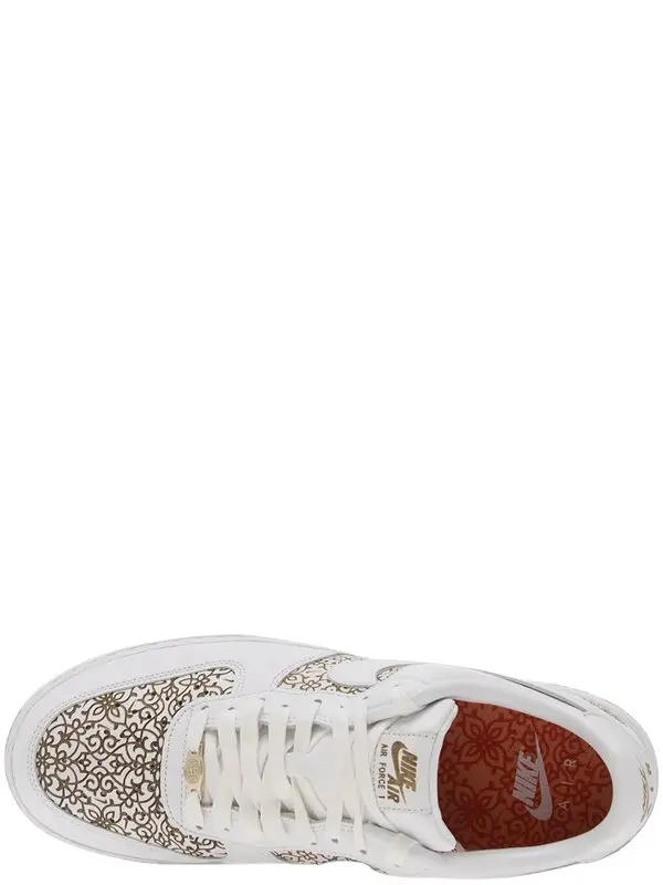 Nike Force 1 '07 Lv8 Arabesque-printed Low-top Sneakers - Brown
